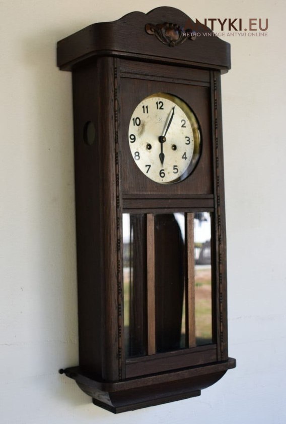 Muzealny zegar na ścianę. Junghans, Hamburg American Clock Company (H.A ...